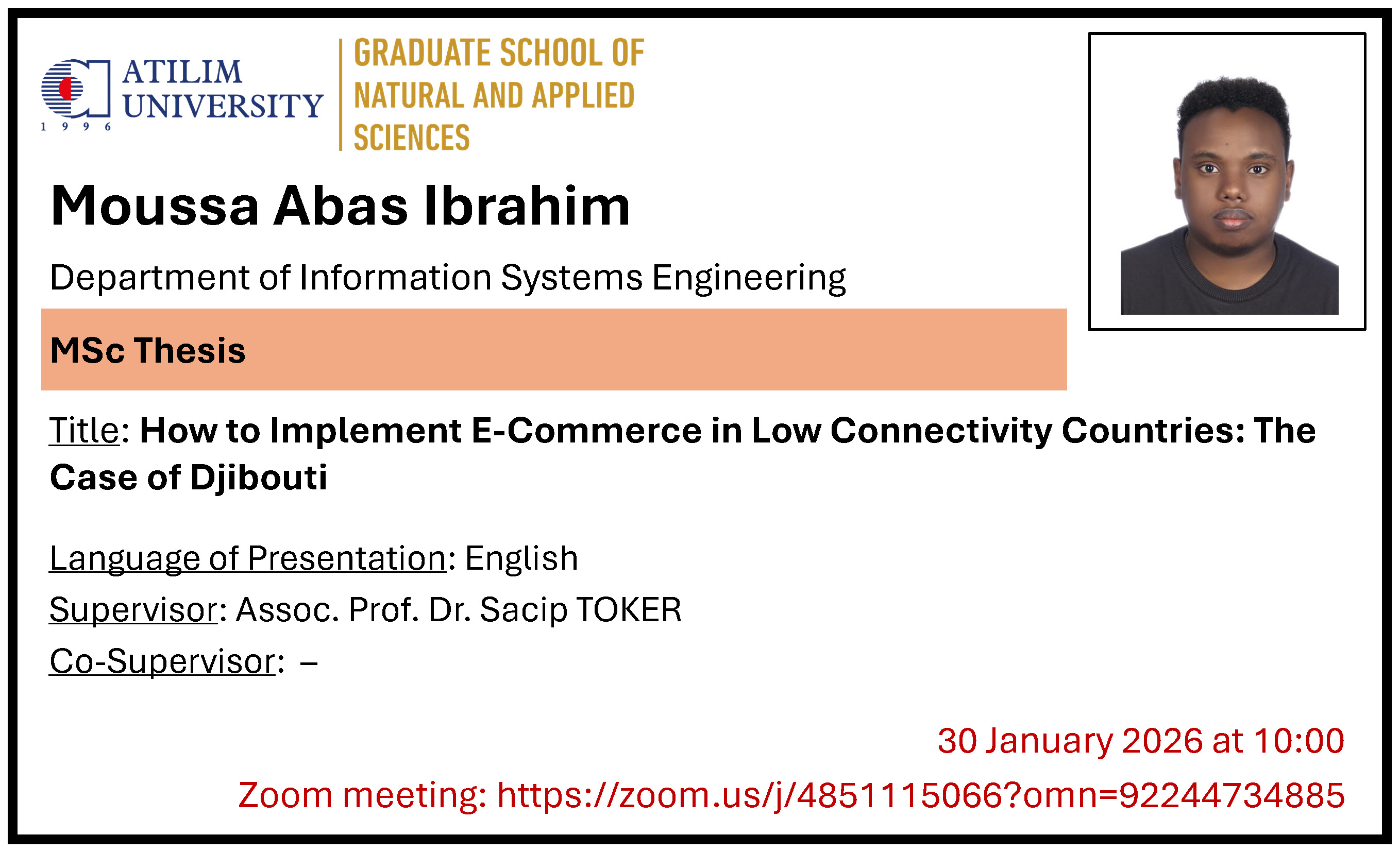 ATILIM UNIVERSITY - Graduate School of Natural and Applied Sciences ...